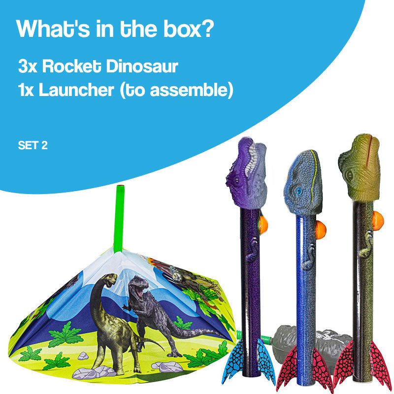 Soaring Dino Rocket Launcher - Little Learners Toys