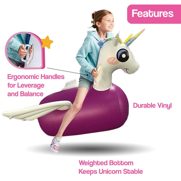 Inflatable Unicorn Ride - Little Learners Toys