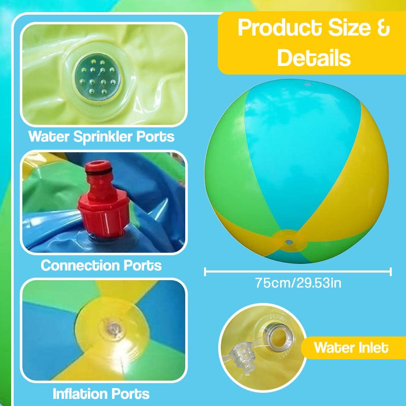 Fun Giant Outdoor Water Sprinkler Ball - Little Learners Toys