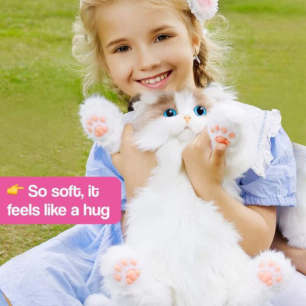 Ultra-Soft Snuggly Ragdoll Cat Backpack - Little Learners Toys