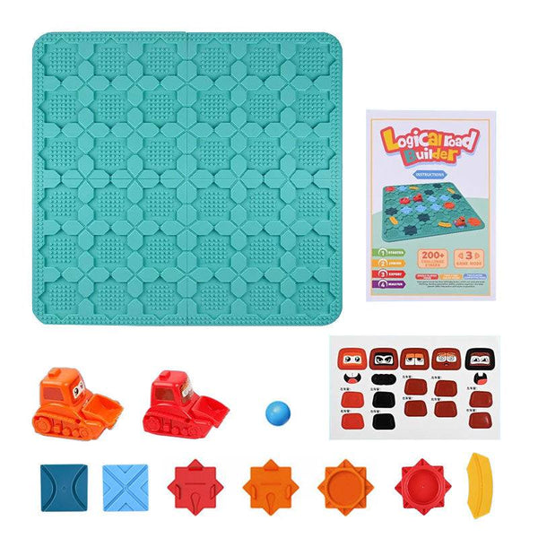 Build-A-Path Logic Puzzle with 118 Challenge Cards - Little Learners Toys