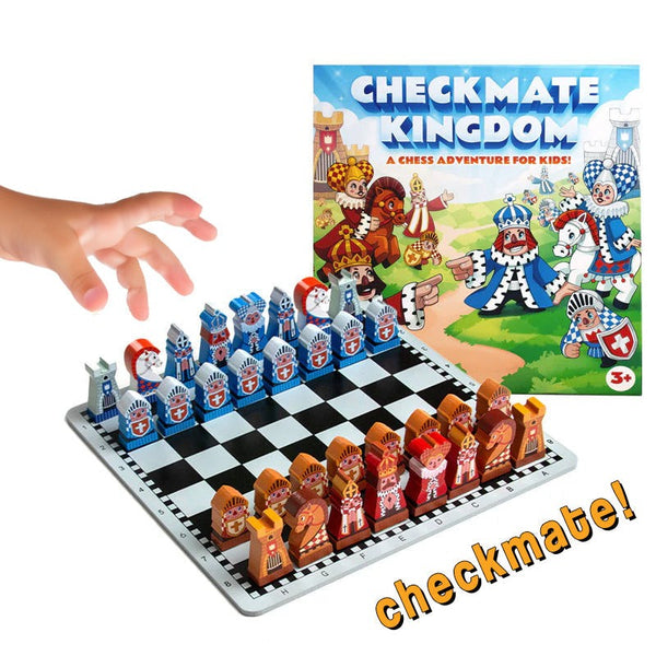 Checkmate Kingdom Educational Chess Set for Kids - Little Learners Toys