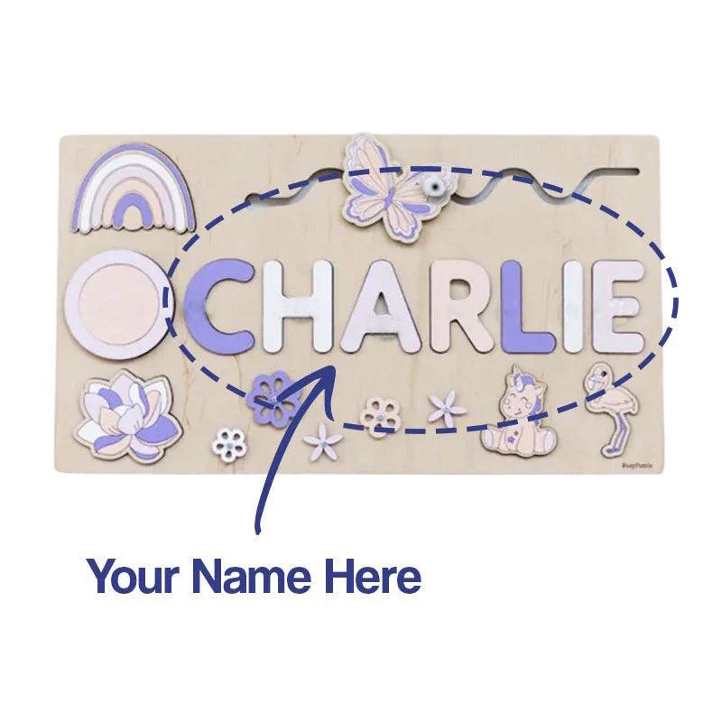 Custom Name Montessori Wooden Board - Little Learners Toys