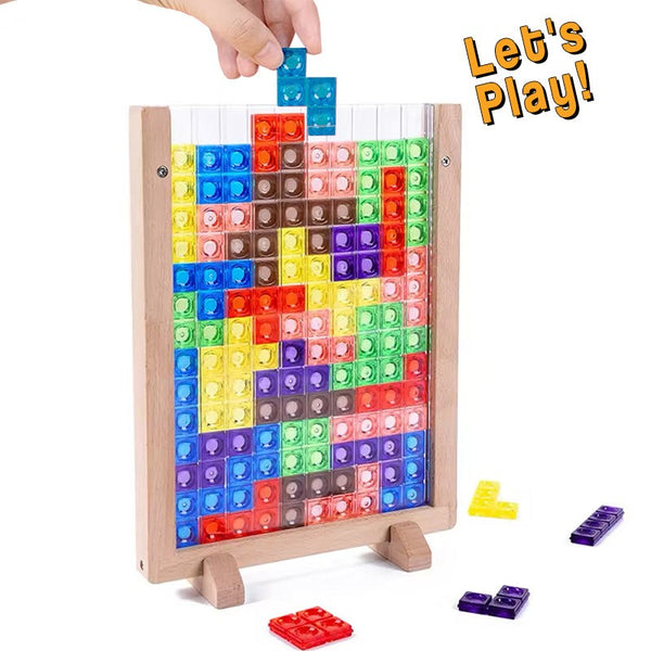 Geometric Shape Cognitive Puzzle Game - Little Learners Toys