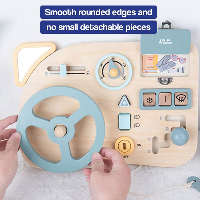 Little Driver Montessori Activity Board - Little Learners Toys