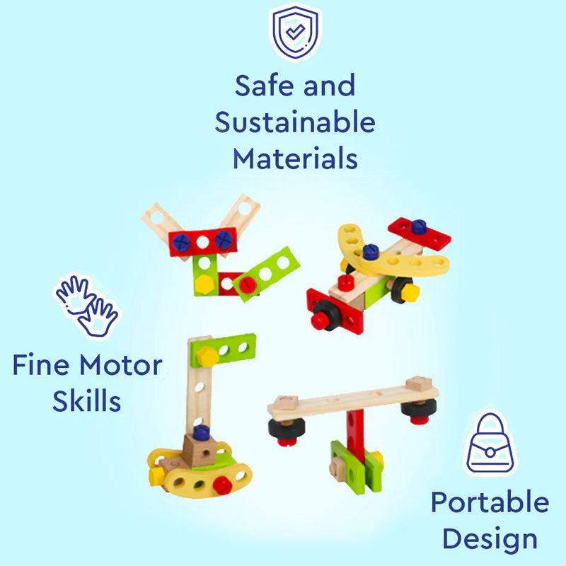 Little Carpenter Toolkit Playset - Little Learners Toys