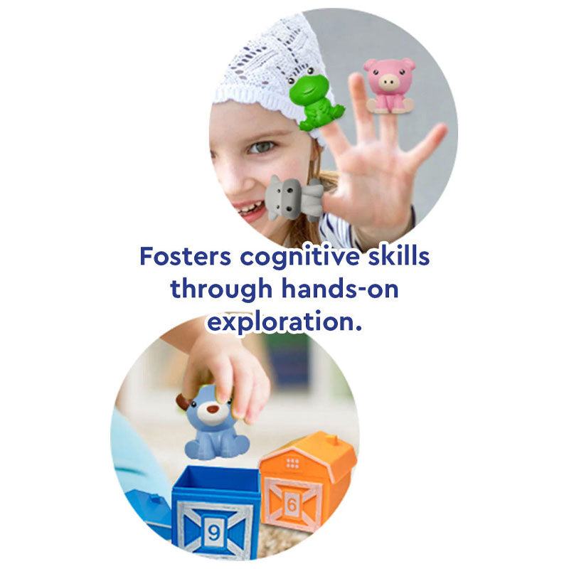 Montessori Farm Animals Counting & Sorting Set - Little Learners Toys