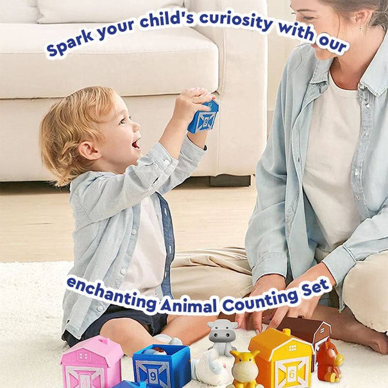 Montessori Farm Animals Counting & Sorting Set - Little Learners Toys