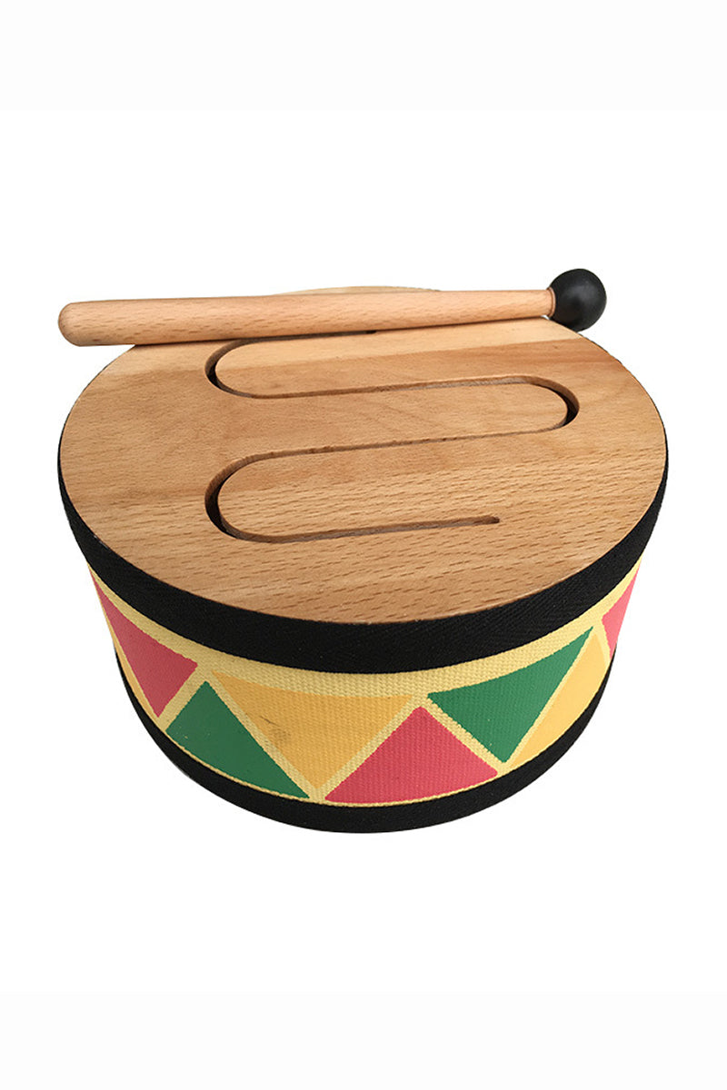 Mini Wooden Drum - Little Learners Toys