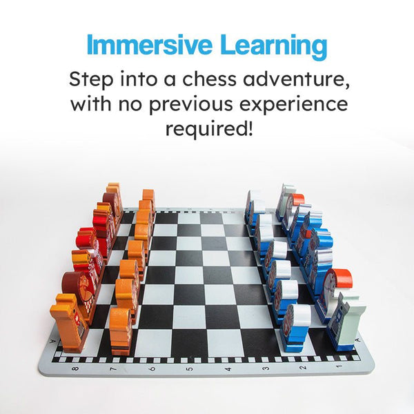 Checkmate Kingdom Educational Chess Set for Kids - Little Learners Toys