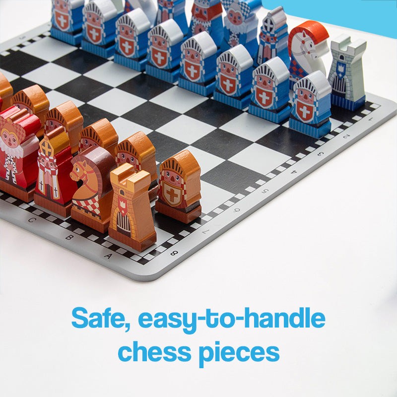 Checkmate Kingdom Educational Chess Set for Kids - Little Learners Toys