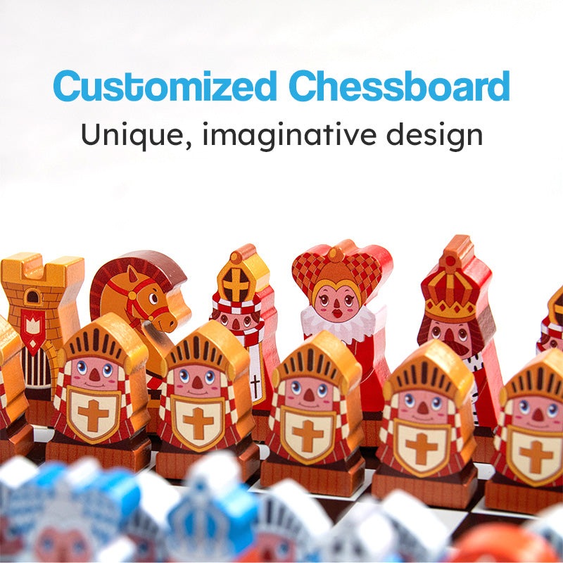 Checkmate Kingdom Educational Chess Set for Kids - Little Learners Toys