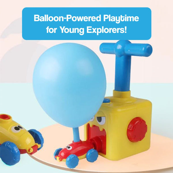 PumpFun: Balloon-Powered Car Set - Little Learners Toys