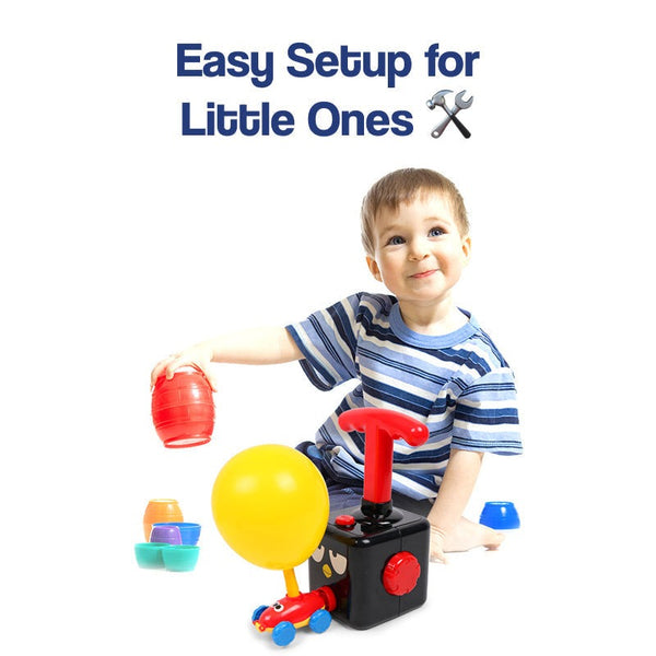 PumpFun: Balloon-Powered Car Set - Little Learners Toys