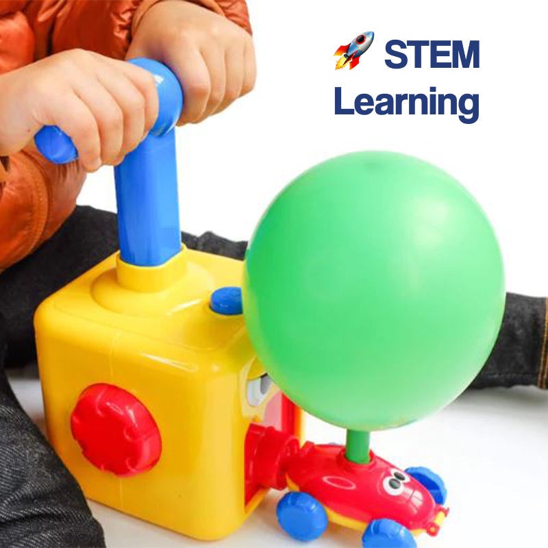 PumpFun: Balloon-Powered Car Set - Little Learners Toys
